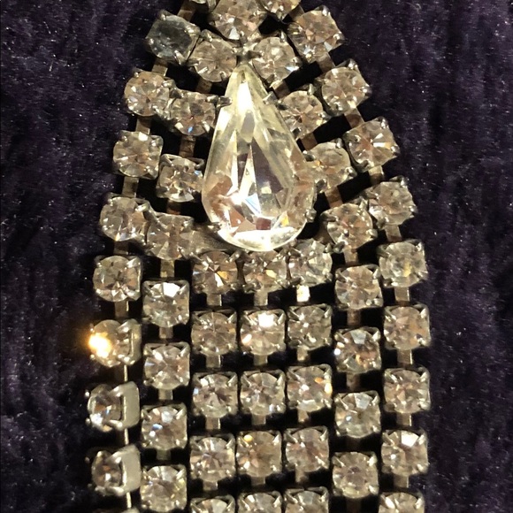 Jewelry | Vintage Clear Rhinestone Necklace | Poshmark